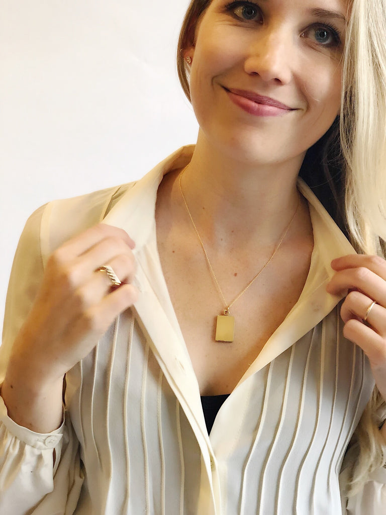 25mm Rectangle Locket – Winifred Grace